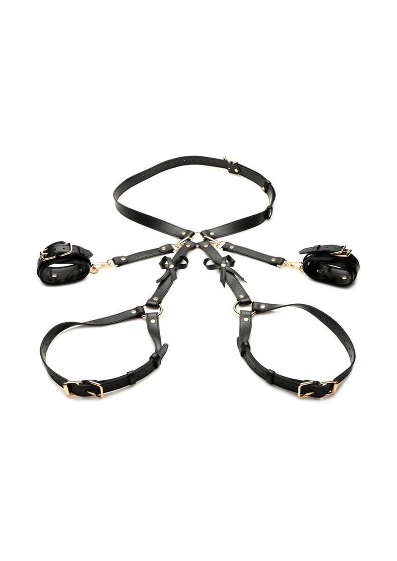Strict Bondage Harness with Bows – Seductive Secrets by Dutchess
